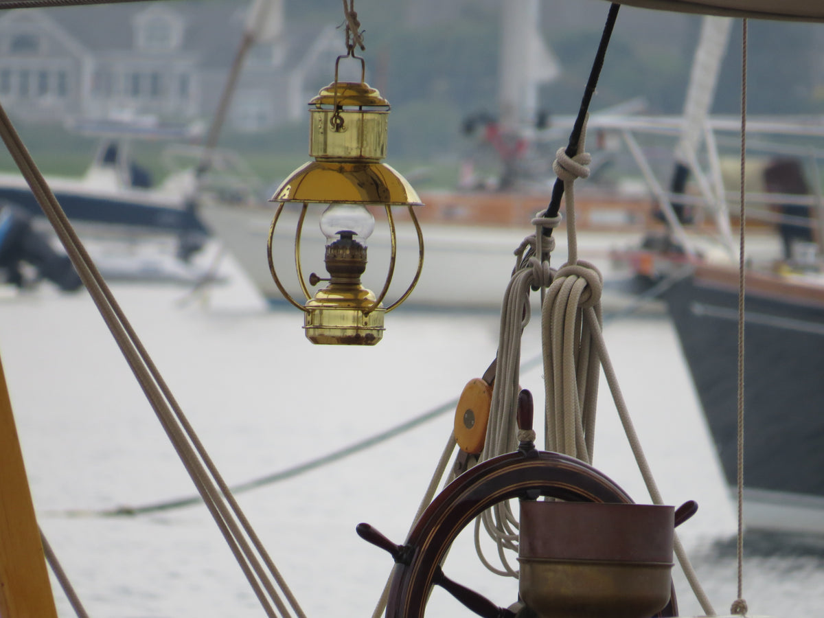 Trawlerlamp, Olielamp, Messing, IDEAL BRANDER | Andries de Jong